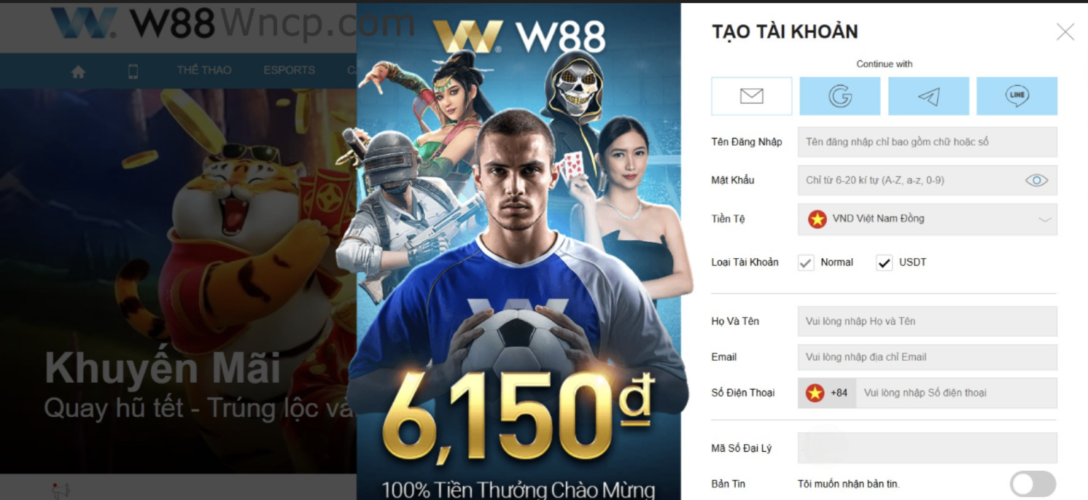 W88 WNCP: Nhà cái cá cược online uy tín nhất châu Á 2025