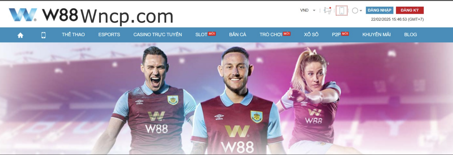 W88 WNCP: Nhà cái cá cược online uy tín nhất châu Á 2025